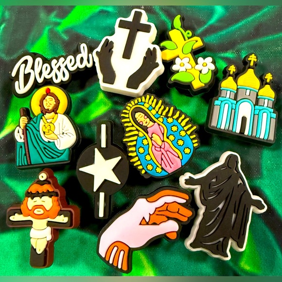 Jibbitz | Accessories | New Have Faith Themed Croc Charms Jibbitz Shoe ...